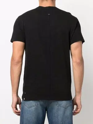 Rag & Bone Short-sleeve Henley T-shirt - Black
