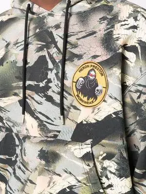 Heron Preston Camouflage Print Hoodie