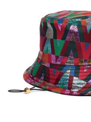Valentino Garavani Optical Logo-print Bucket Hat