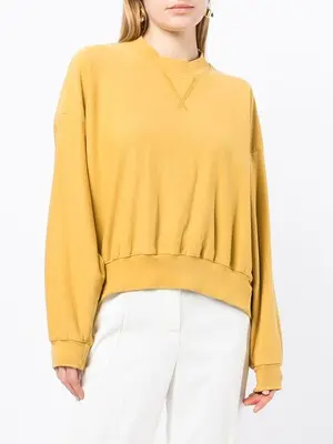 Bassike Cut-out Organic Cotton Sweatshirt