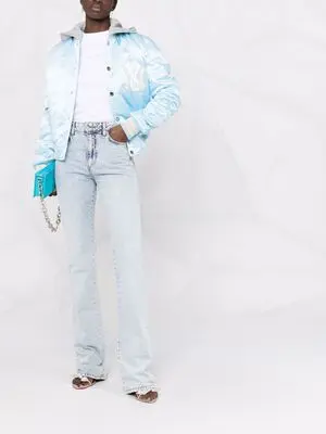 Philipp Plein High-waisted Flared Jeans - Blue