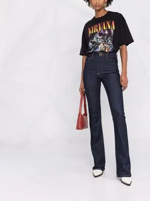 Philipp Plein High-waisted Flared Jeans
