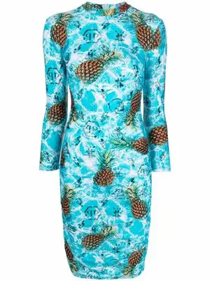 Philipp Plein Collared Day Dresses