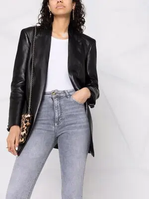 Philipp Plein Skinny Cropped Jeans - Grey