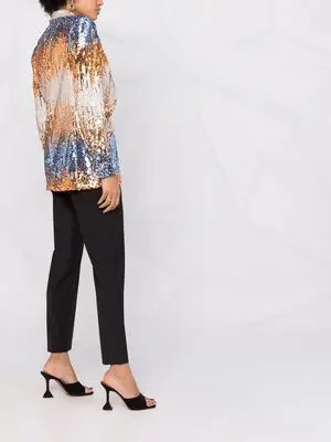 Philipp Plein Sequin Single-breasted Blazer - Black