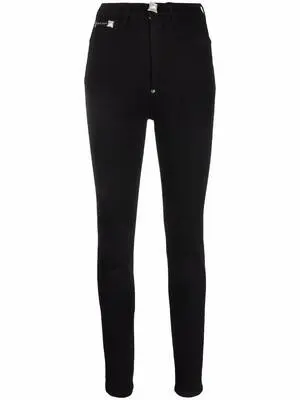 Philipp Plein Super High Waist Jeggings - Black