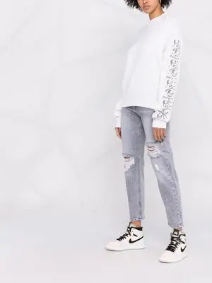 Philipp Plein Sequin Skull Pullover