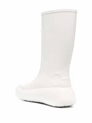 FERRAGAMO Logo-embossed Chunky Rain Boots