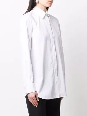 FERRAGAMO Long-sleeve Cotton Shirt