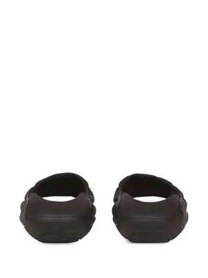 Balmain Quilted Leather Sandals