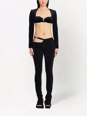 Balmain Cut-out Bootcut Leggings
