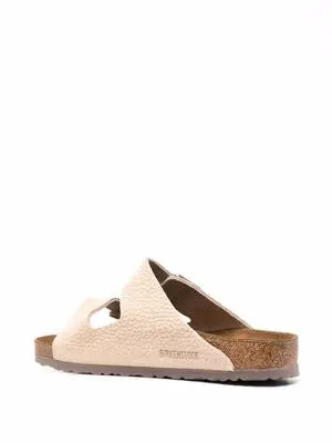 BIRKENSTOCK Arizona Pebbled Leather Sandals