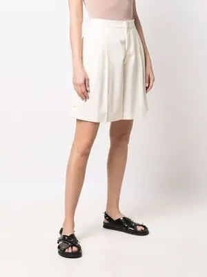 Red Valentino High-waisted Tailored Shorts - Neutrals