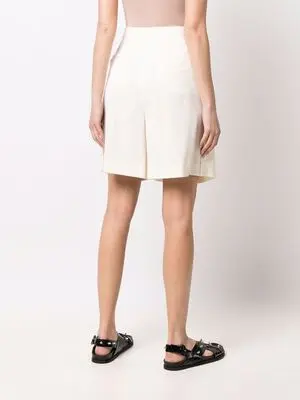 Red Valentino High-waisted Tailored Shorts - Neutrals