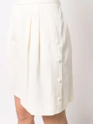 Red Valentino High-waisted Tailored Shorts - Neutrals