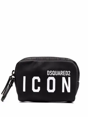 Dsquared2 Logo-print Makeup Bag - Black