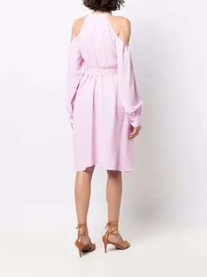 Stella McCartney Off-shoulder Midi Dress - Purple
