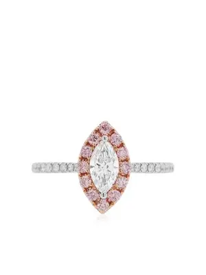 HYT JEWELRY 18kt Gold Argyle Diamond Ring - Pink
