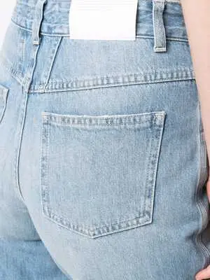 Closed X-pose Straight-leg Jeans