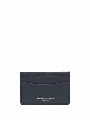 ASPINAL OF LONDON Saffiano Slim Cardholder - Blue