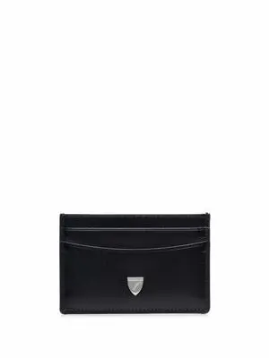 ASPINAL OF LONDON Smooth Leather Cardholder - Black