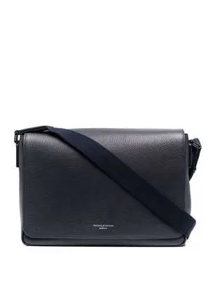 ASPINAL OF LONDON Aspinal Of London Reporter Messenger Bag Blue