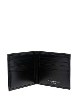 ASPINAL OF LONDON Leather Bi-fold Wallet - Black