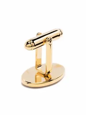 ASPINAL OF LONDON Oval Silver Plated Cufflinks