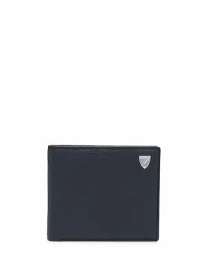 ASPINAL OF LONDON Textured Bi-fold Wallet - Obsidian