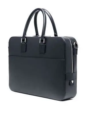 ASPINAL OF LONDON Mount Street Laptop Briefcase - Blue