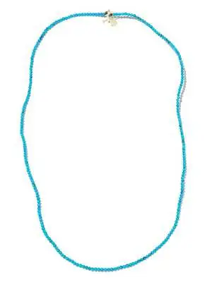 Luis Morais 14kt Yellow Hamsa Turquoise Necklace