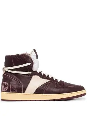 Rhude Rhecess High-top Sneakers - Red