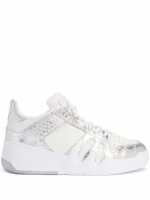 Giuseppe Zanotti Silver Tone Sneakers For Women