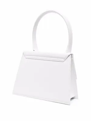 Jacquemus Le Grand Chiquito Leather Tote - White