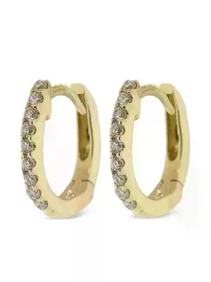 DANA REBECCA DESIGNS 14kt Yellow Gold Diamond Huggie Earrings