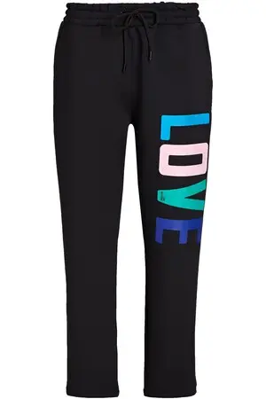 Moschino Love Moschino Printed Scuba Track Pants - Black