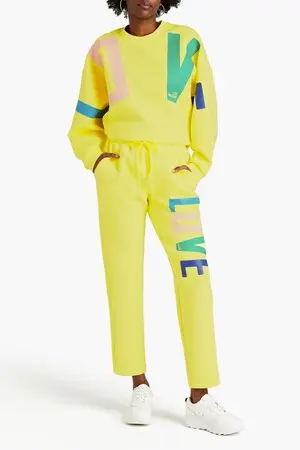 Moschino Printed Scuba Track Pants