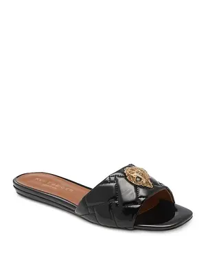 Kurt Geiger Kensington Slide Sandals - Black
