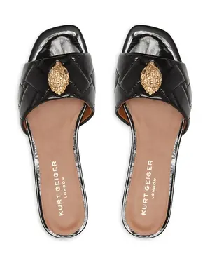 Kurt Geiger Kensington Slide Sandals - Black