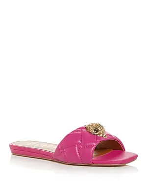 Kurt Geiger Kensington Slide Sandals Bright Pink