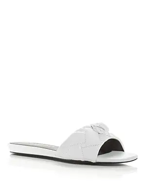 Kurt Geiger Kensington Slide Sandals White
