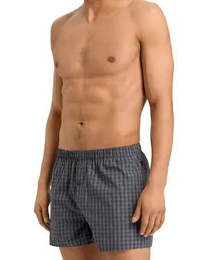 Hanro Fancy Woven Boxers - Casual Check