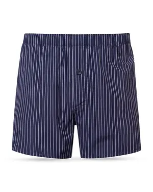 Hanro Fancy Woven Boxers - Fine Stripe