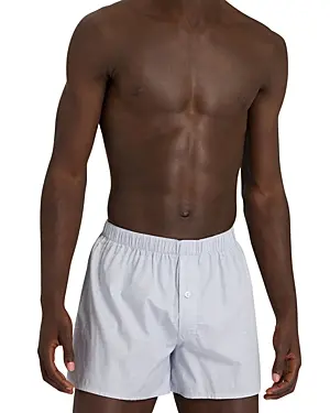 Hanro Fancy Woven Boxers Nautical Check