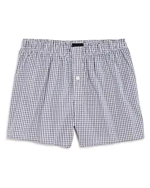 Hanro Fancy Woven Boxers Shaded Check