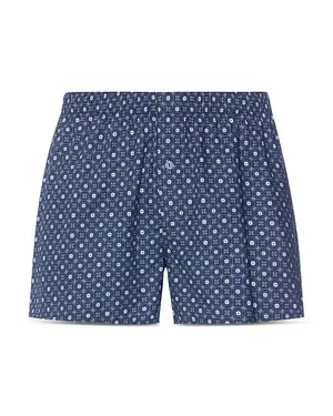 Hanro Fancy Woven Boxers Squared Harmony