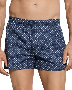 Hanro Fancy Woven Boxers - Squared Harmony