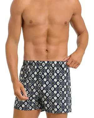 Hanro Fancy Woven Boxers Stitched M