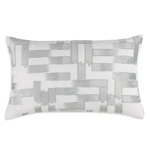 LILI ALESSANDRA Capri Linen Decorative Pillow X 30 - White/aquamarine