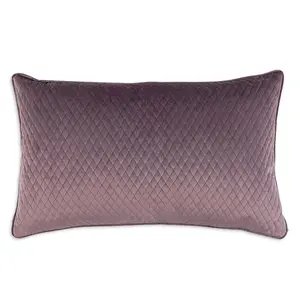 LILI ALESSANDRA Valentina Quilted Velvet Decorative Pillow X 36 - Raisin